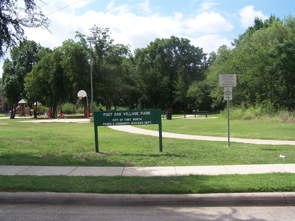 Post Oak Village Park – Welcome to the City of Fort Worth